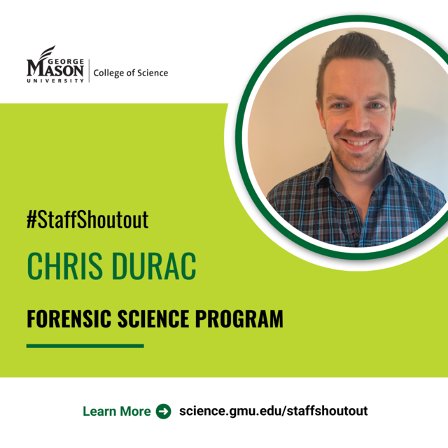 #StaffShoutout | GMU College of Science